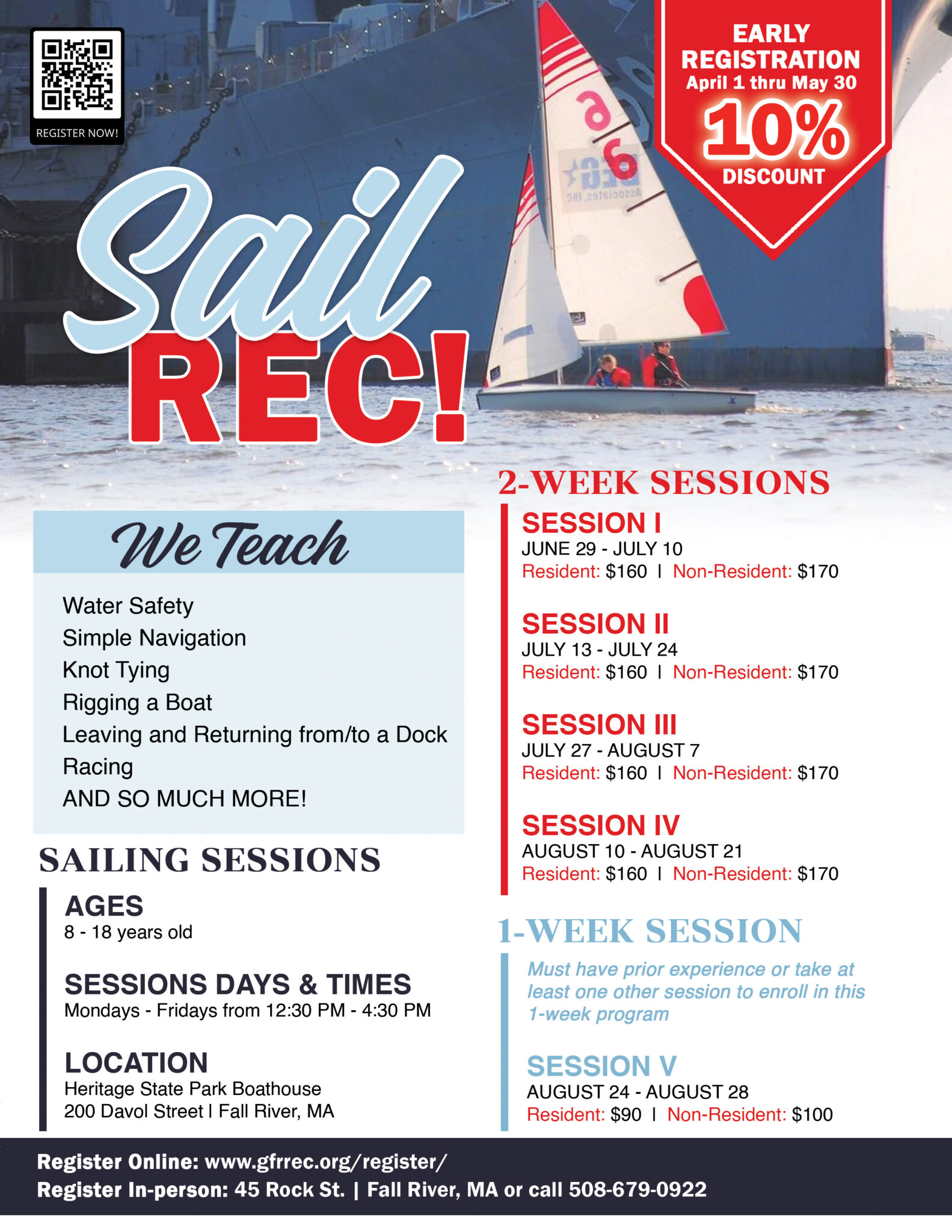 SAIL REC! – Greater Fall River RE-CREATION